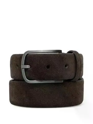 JOOP! Suede Buckle-fastening Belt - Brown