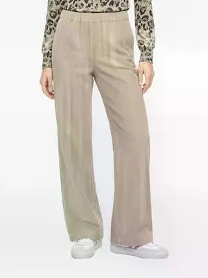 BETTY BARCLAY Corduroy Straight-leg Trousers - Neutrals