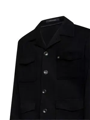 Tagliatore Milton Patch-pocket Single-breasted Jacket - Black