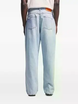 BRAM’S FRUIT Distressed Wide-leg Jeans