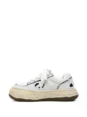 Mihara Yasuhiro Oliver Ripped Canvas Sneakers