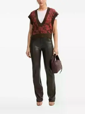 BENETTON V-neck Vest - Brown