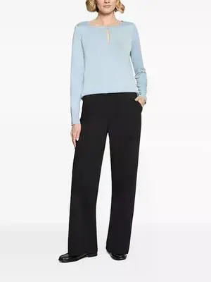 BETTY BARCLAY Keyhole-detail Long-sleeve Blouse