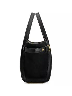 TOD'S T Timeless Leather-trim Tote Bag