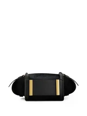 TOD'S T Timeless Leather-trim Tote Bag