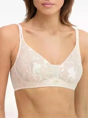 Chantelle Idyll Floral-lace Mesh-panel Bra