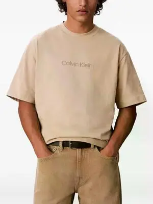 Calvin Klein Logo-embroidered T-shirt