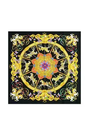 Hermès Small Luna Park Scarf - Black