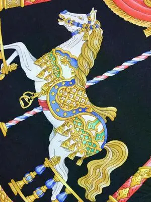 Hermès Small Luna Park Scarf