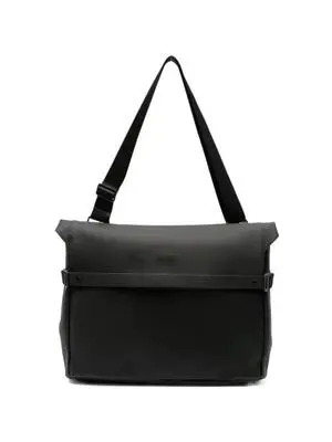 Rains Otg Logo-print Messenger Bag - Black