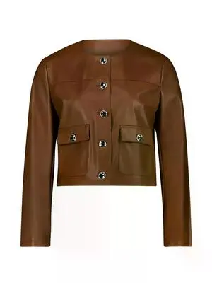 BETTY BARCLAY Button-up Collarless Jacket
