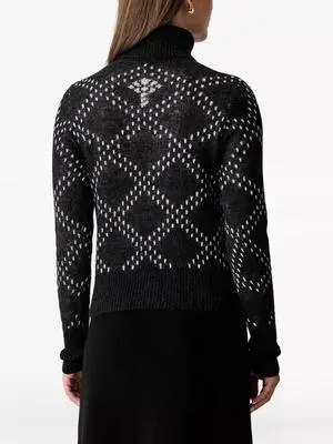 JOOP! Diamond-knit Roll-neck Sweater