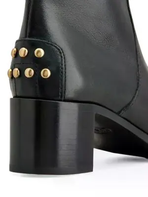 TOD'S Gommini Stud Ankle Boots - Black