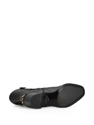 TOD'S Gommini Stud Ankle Boots - Black