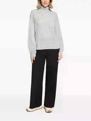 BETTY BARCLAY High-neck Cashmere Sweater - Grey