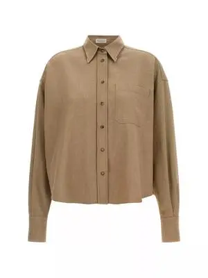 Brunello Cucinelli Monile-embellished Shirt - Neutrals