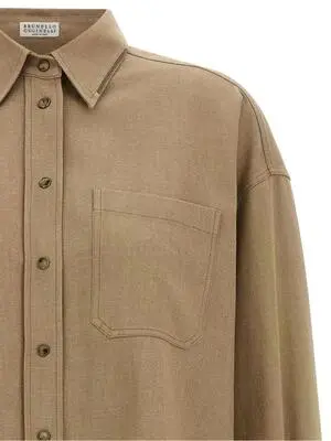Brunello Cucinelli Monile-embellished Shirt
