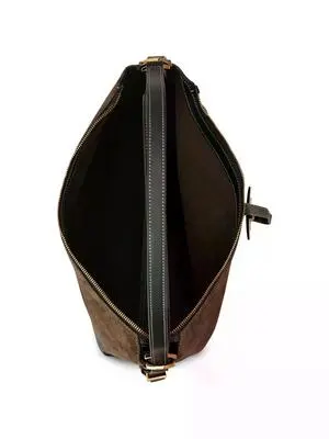 TOD'S T Timeless Medium Suede Shoulder Bag