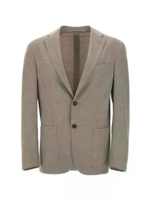 Corneliani Narrow-lapel Two-button Blazer - Neutrals