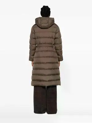 Max Mara Quilted Belted Parka