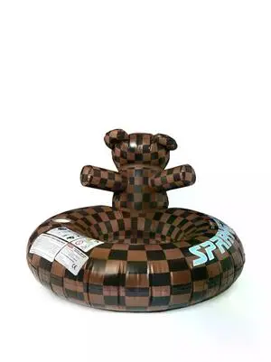 SPRAYGROUND Money Bear Checker-pattern Floaty