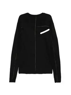 THOM KROM Distressed Layer T-shirt
