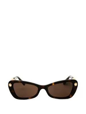 SWAROVSKI Crystal-embellished Cat-eye Sunglasses - Brown