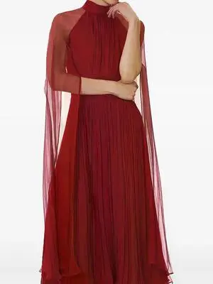 FRAMBOISE Belona Silk Midi Dress