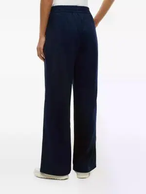 Tommy Hilfiger Logo-embroidered Wide-leg Track Pants