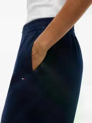 Tommy Hilfiger Logo-embroidered Wide-leg Track Pants