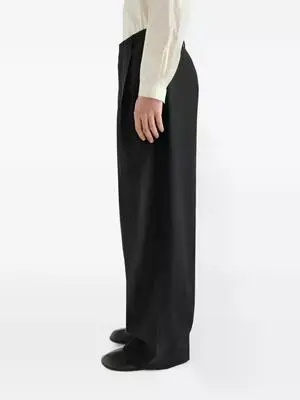 LEMAIRE Single-pleat Tailored Pants In Wool And Mohair Cloth