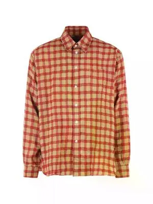 WILLY CHAVARRIA Veterano Check Flannel Shirt - Red