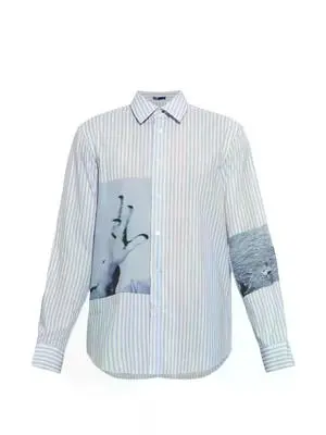Paul Smith Striped Graphic-print Shirt