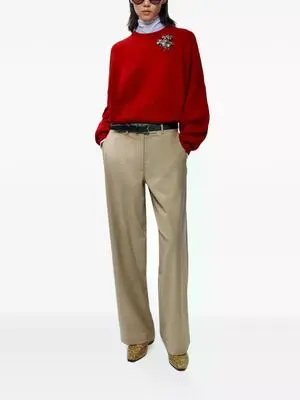 CORDERA Crew-neck Drop-shoulder Sweater