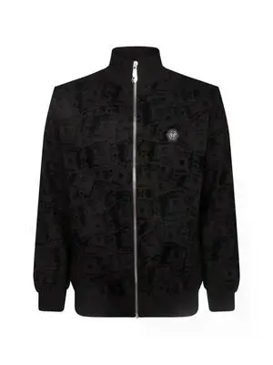Philipp Plein Tracksuit Jacket All-over Dollar - Black