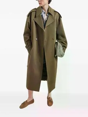 THE FRANKIE SHOP Esben Double-breasted Belted Trench Coat