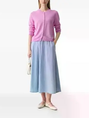 BENETTON Faux-pearl Button Cardigan