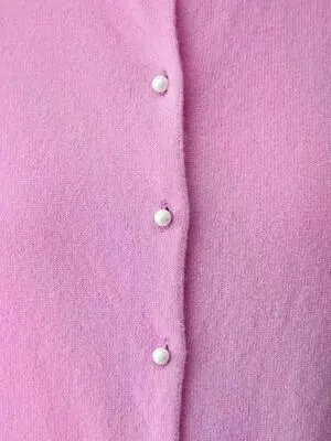 BENETTON Faux-pearl Button Cardigan