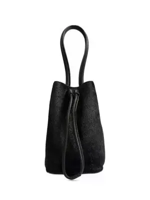 UMA WANG Small Drawstring-fastening Bucket Bag - Black