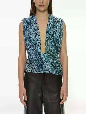 Christopher Esber Ripple Draped Top