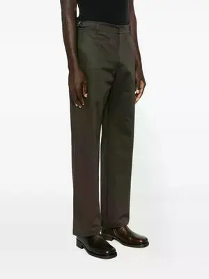 AMARANTO Buckled Straight-leg Trousers