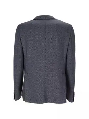 L.B.M. 1911 Herringbone-pattern Single-breasted Blazer