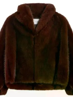 BALLANTYNE Faux-fur Shawl-collar Jacket
