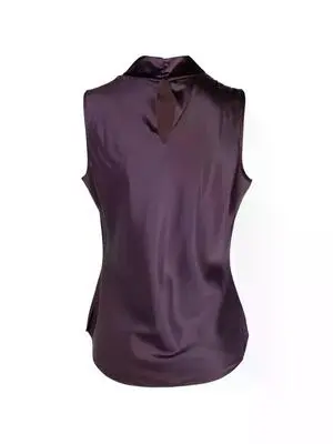 Veronica Beard Tam Cowl-neck Top - Purple