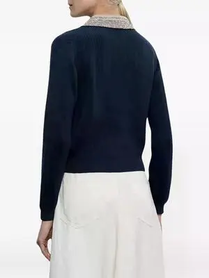 Brunello Cucinelli Sequin-embellished Ribbed Cardigan
