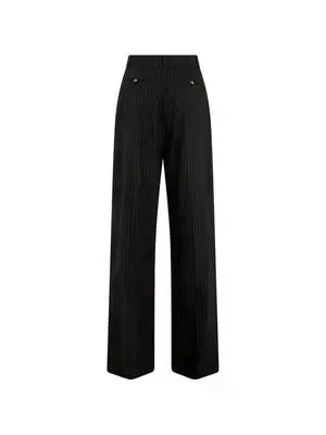 Elisabetta Franchi Pinstripe Wide-leg Trousers