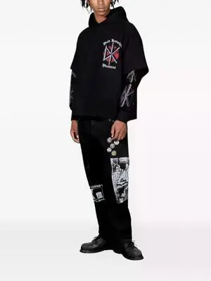 PLEASURES Kennedys Layered Hoodie