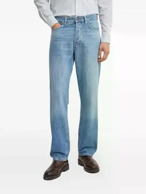BENETTON Button-up Straight-leg Jeans - Blue