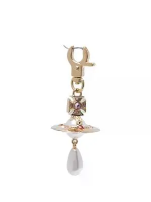 VIVIENNE WESTWOOD Aïda Orb Crystal-embellished Drop Earrings - Gold
