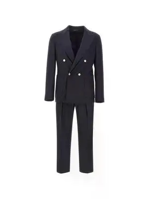 BRIGLIA 1949 Bolgheri Double-breasted Suit - Blue